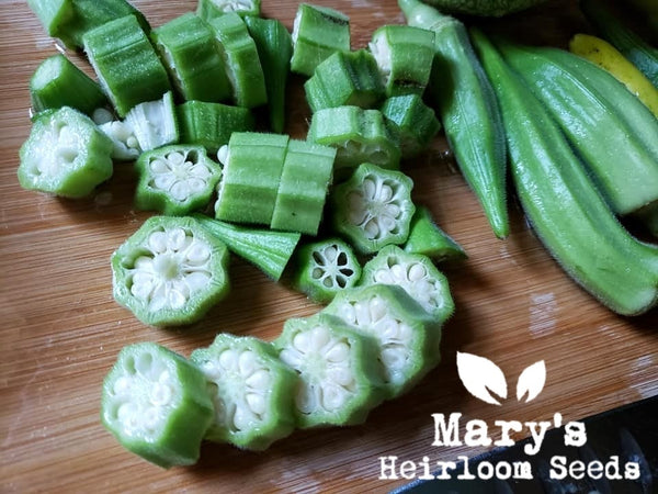Clemson Spineless Okra – Mary's Heirloom Seeds