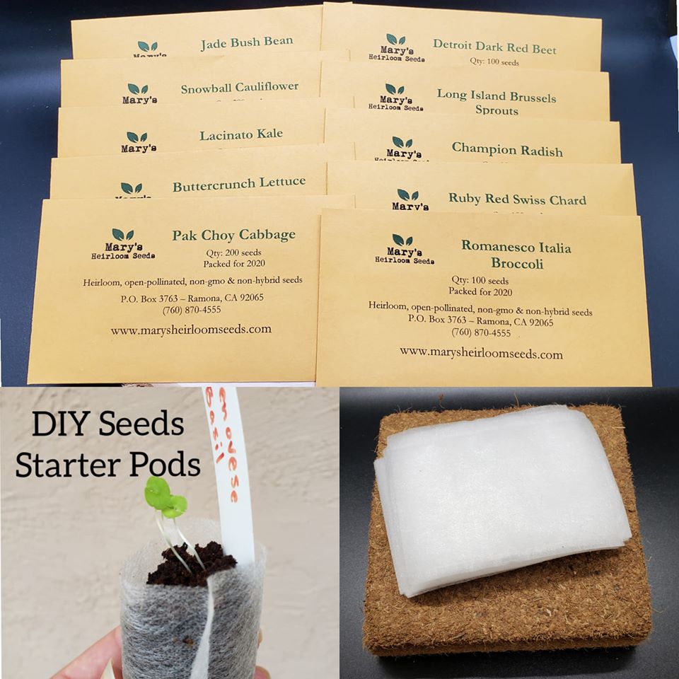 Fall Garden Seed Starter Kit – Mary's Heirloom Seeds